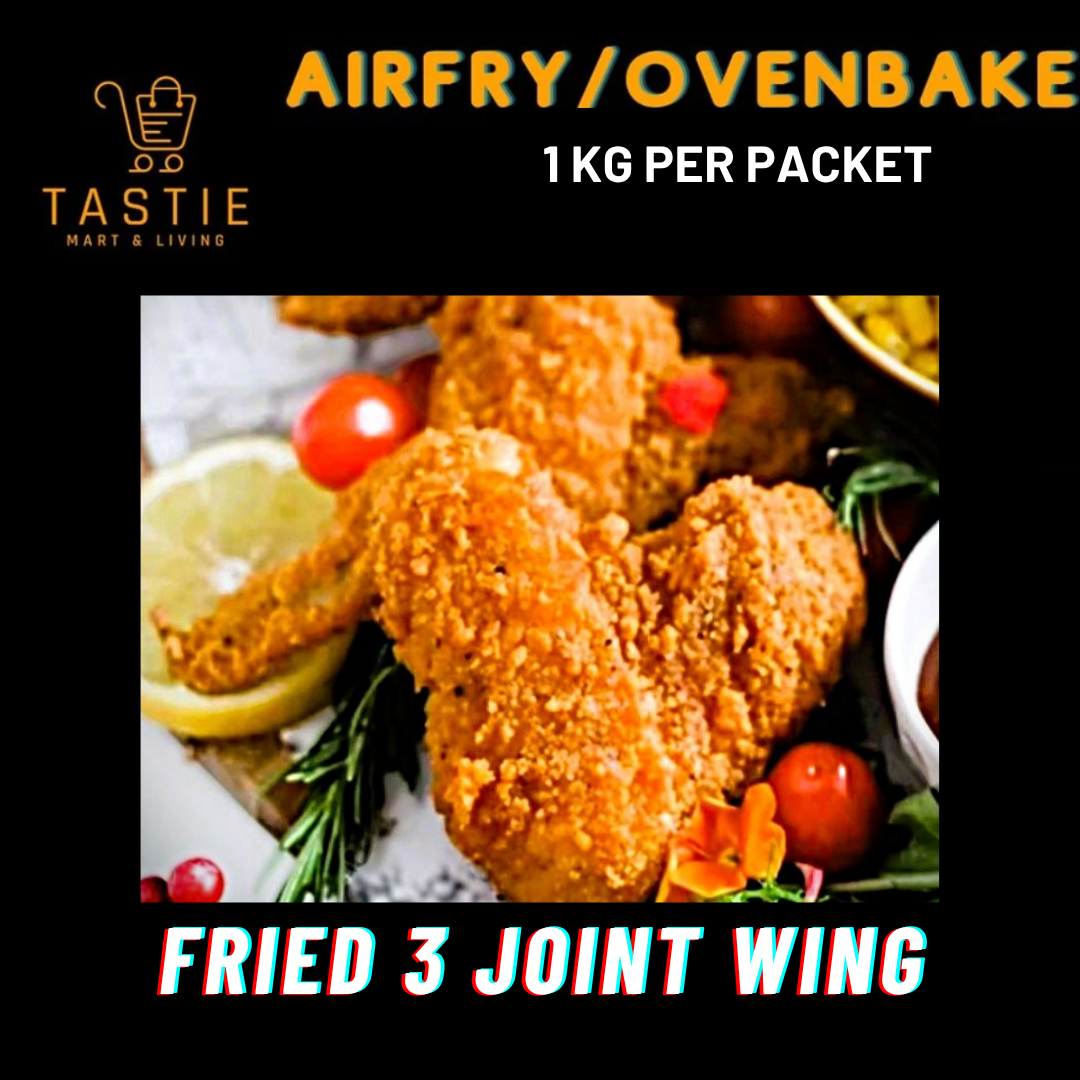 Fried Chicken 3 Joint Wing 1kg – Tastie Mart & Living